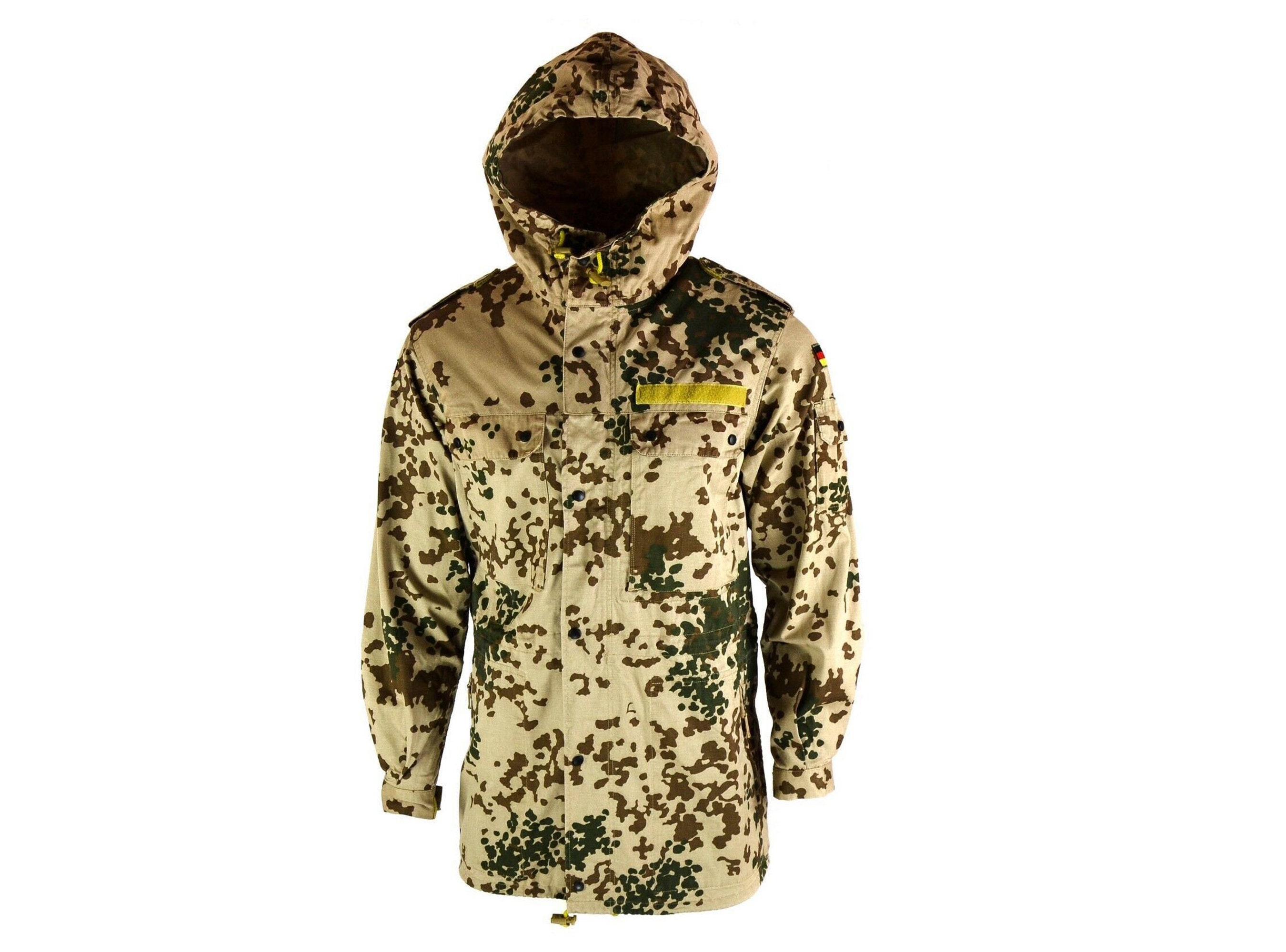 Genuine German army field jacket parka Army issue hooded Desert combat ...