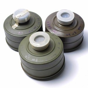 Gas Mask Filter Cartridge Replacement Canister Respiratory Protection ...