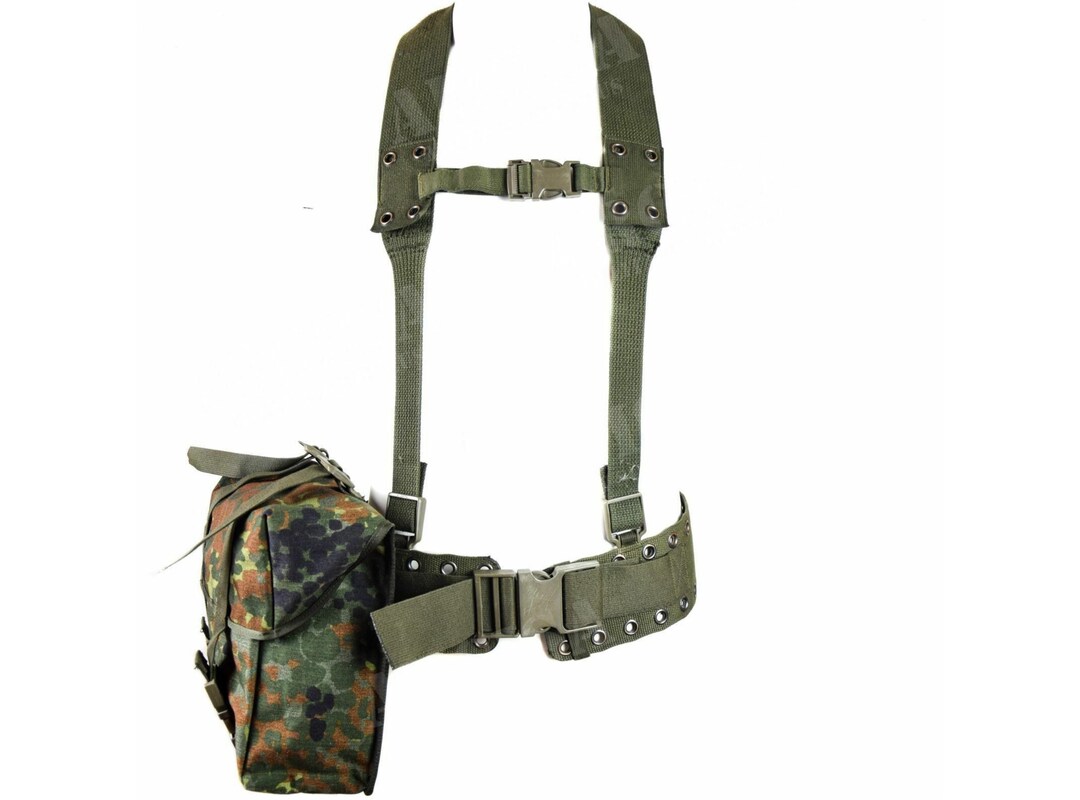 Original German Army Webbing Rig System 3 Pieces Tactical Belt ...