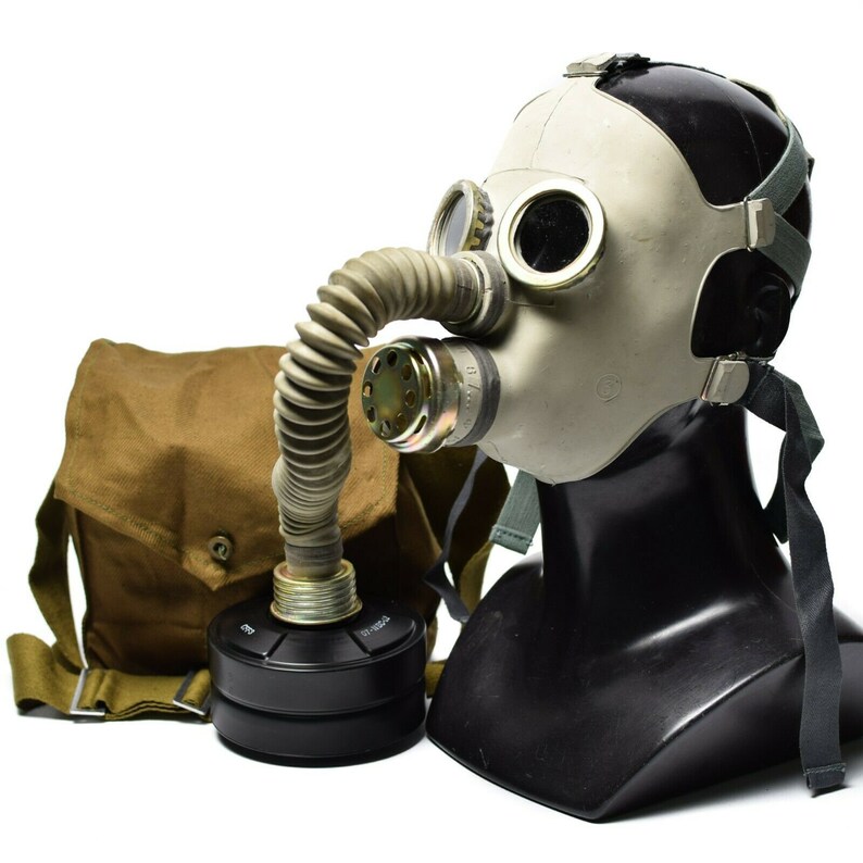 Soviet Russian Gas Mask Pdf-7 Child Full Set NATO Filter CF F3 | Etsy