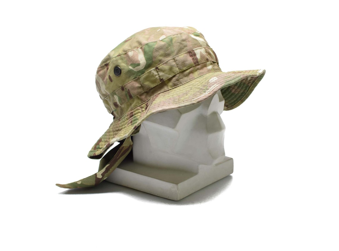 Genuine British Military Bush Hat MTP Camouflage Neck Flap - Etsy