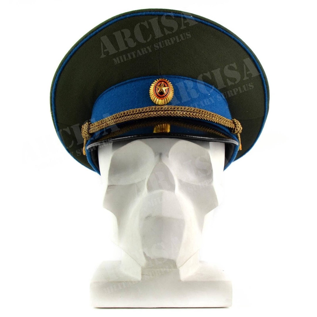 Soviet Russian Military Vintage Hat Soviet Army Officer Peaked - Etsy