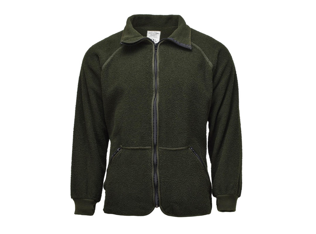 Original Dutch Military Fleece Jacket Warm Soft Thermal Cold Weather ...