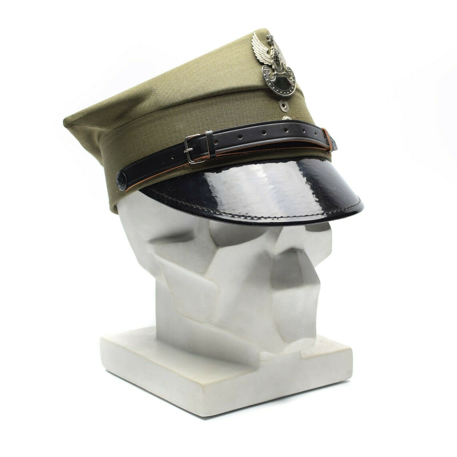 Genuine Polish Military Visor Hat Poland Army Officer Peaked - Etsy Genuine Polish Military Visor Hat Poland Army Officer Peaked - Etsy