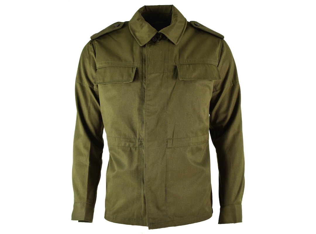 Original Vintage Czech Army Field Jacket M85 Military Olive Green ...