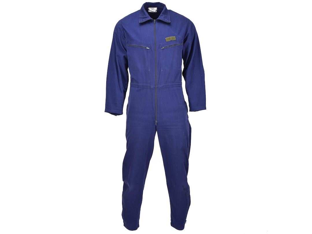 Original German Military Coverall Navy Work Uniform Army Blue Workwear ...