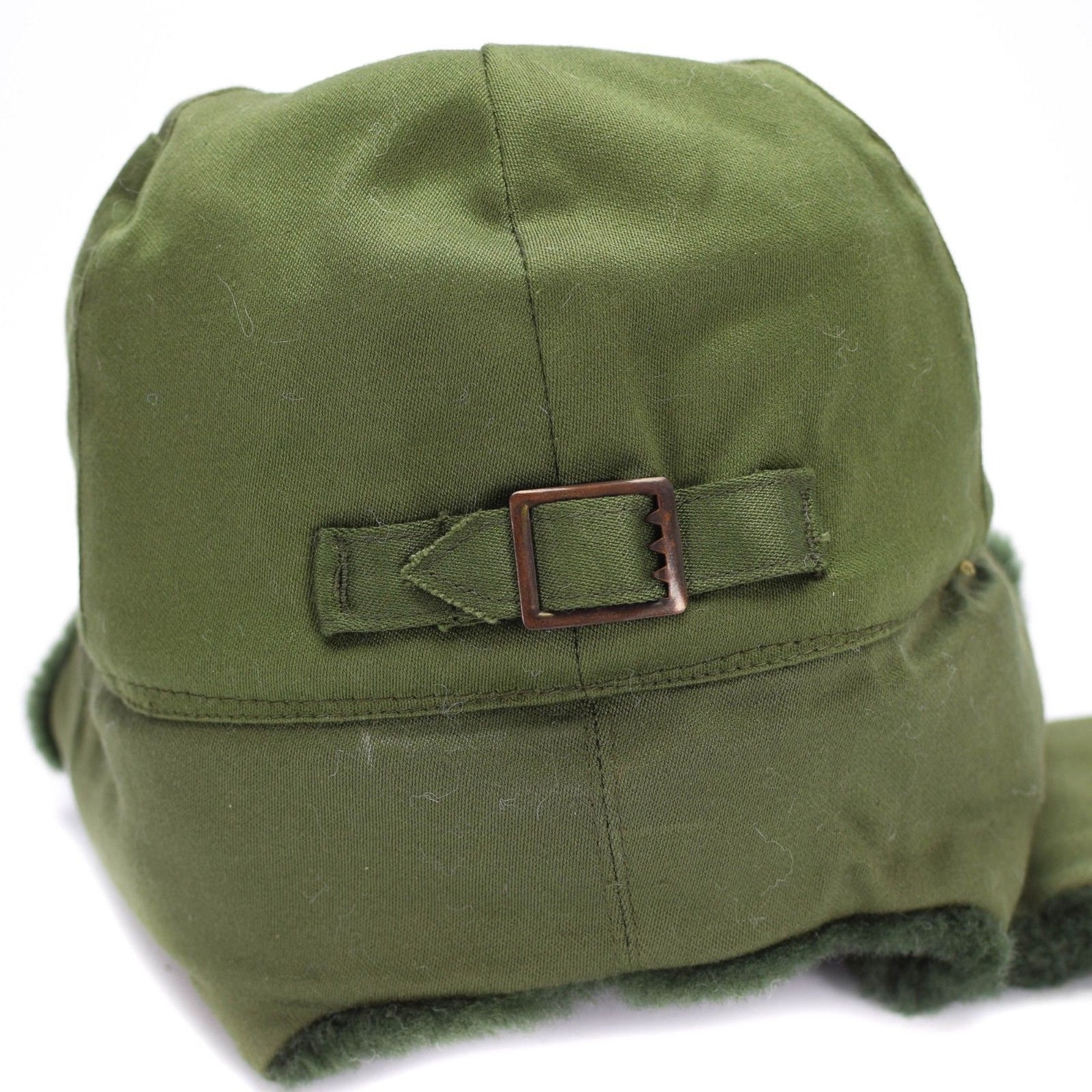 Original Swedish Sweden Military Army Winter Green M59 Combat Field Cap ...