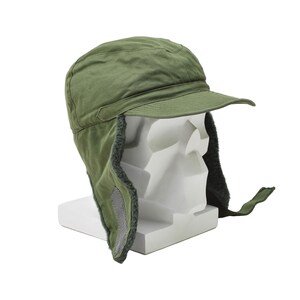 Original Swedish Sweden Military Army Winter Green M59 Combat Field Cap ...