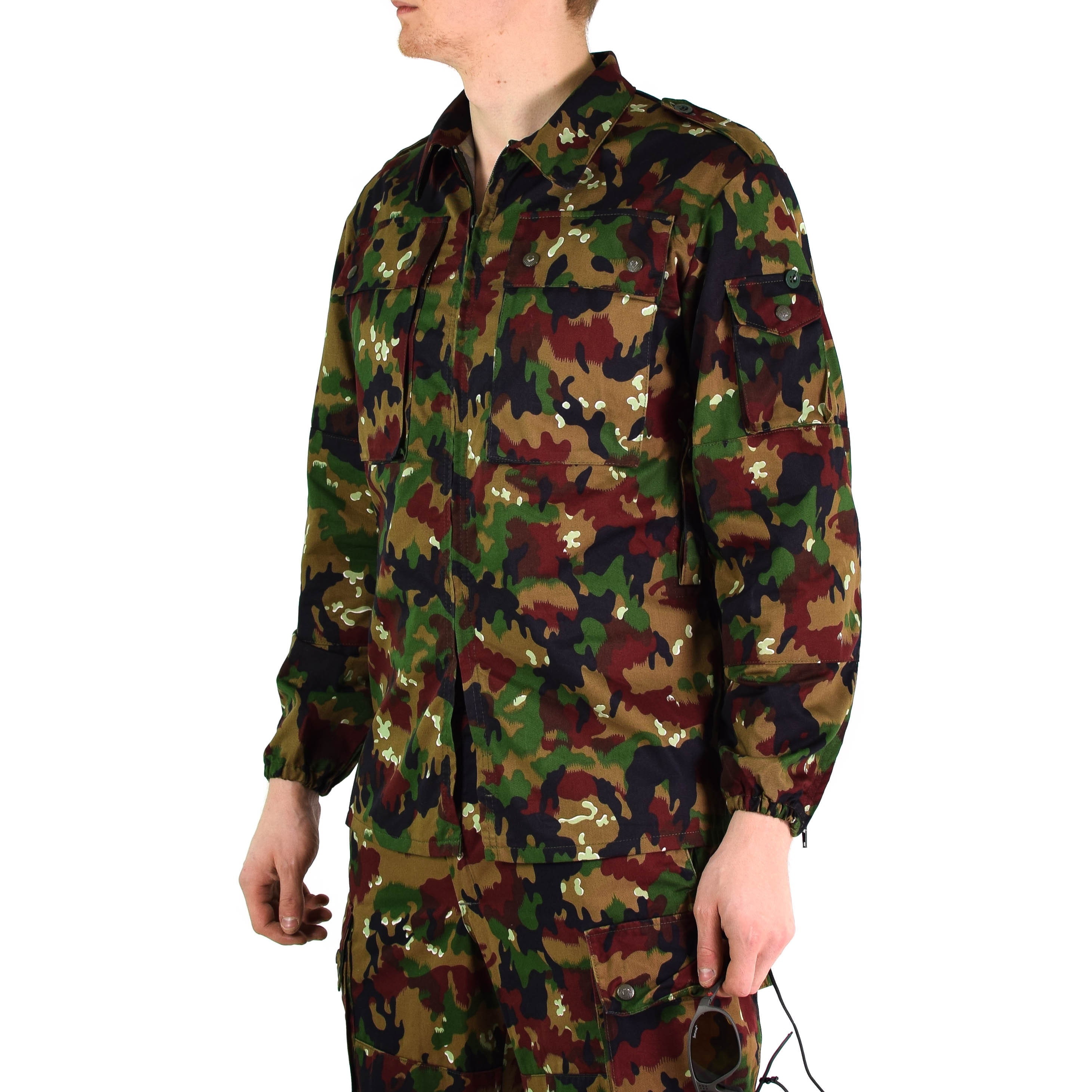 Original Swiss army jacket M83 combat field Alpenflage Camo Jacket ...