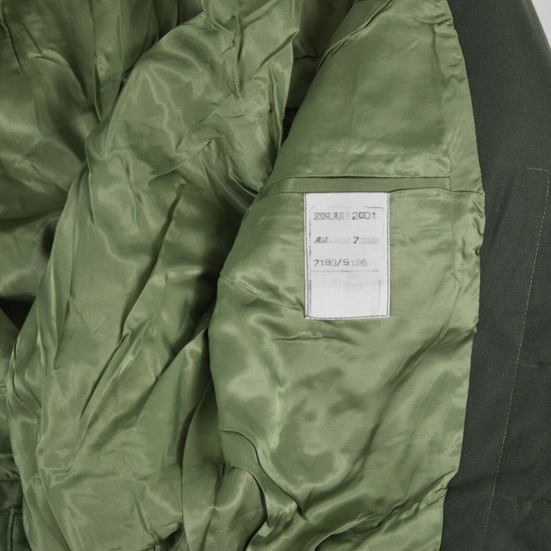 Original Greek Army Field Ike Jacket Gabardine Wool Blaze - Etsy