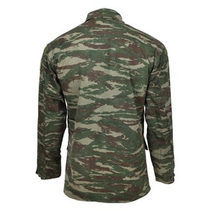Genuine Greek Military Jacket Lizard Camo Durable Ripstop Field ...