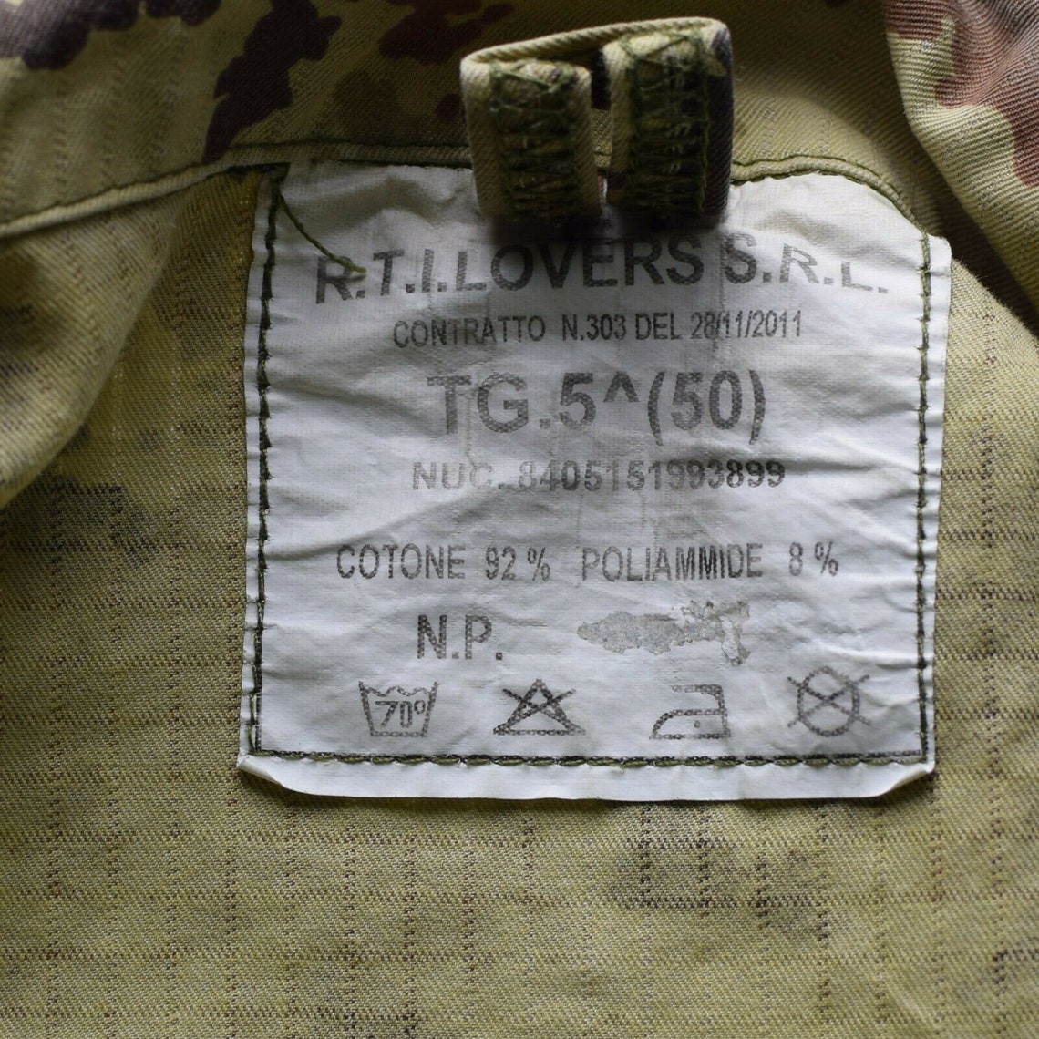 Genuine Italian Army Rip Stop Vegetato Camo ACU Jacket Combat - Etsy