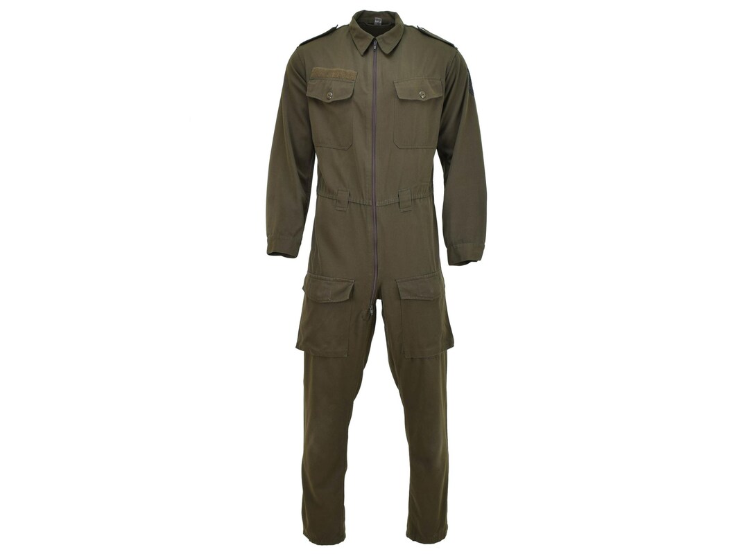 Original Austrian BH Military Coverall Men Works Mechanic Polycotton ...