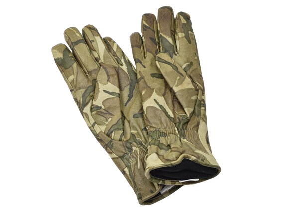 Genuine British MK II Combat leather gloves MTP camou… - Gem