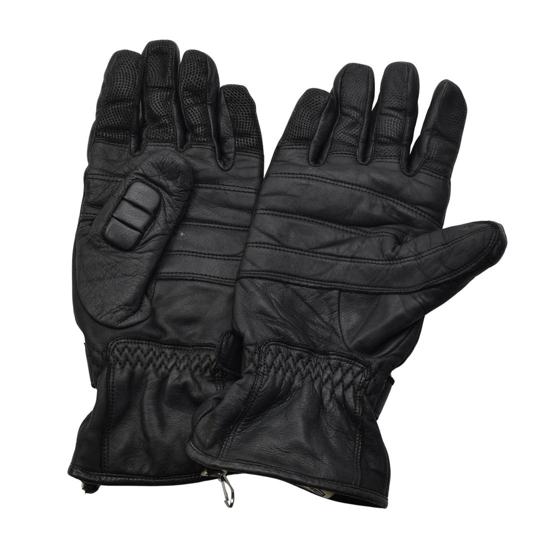 Original Dutch Military Tactical Combat Gloves Leather Knuckle ...