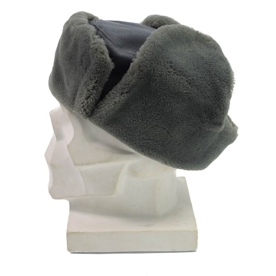 Original East Germany army officer winter hat cold we… - Gem