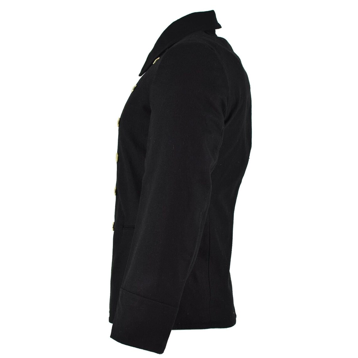 Original Soviet Russian Army Wool Coat Black Short Officer - Etsy