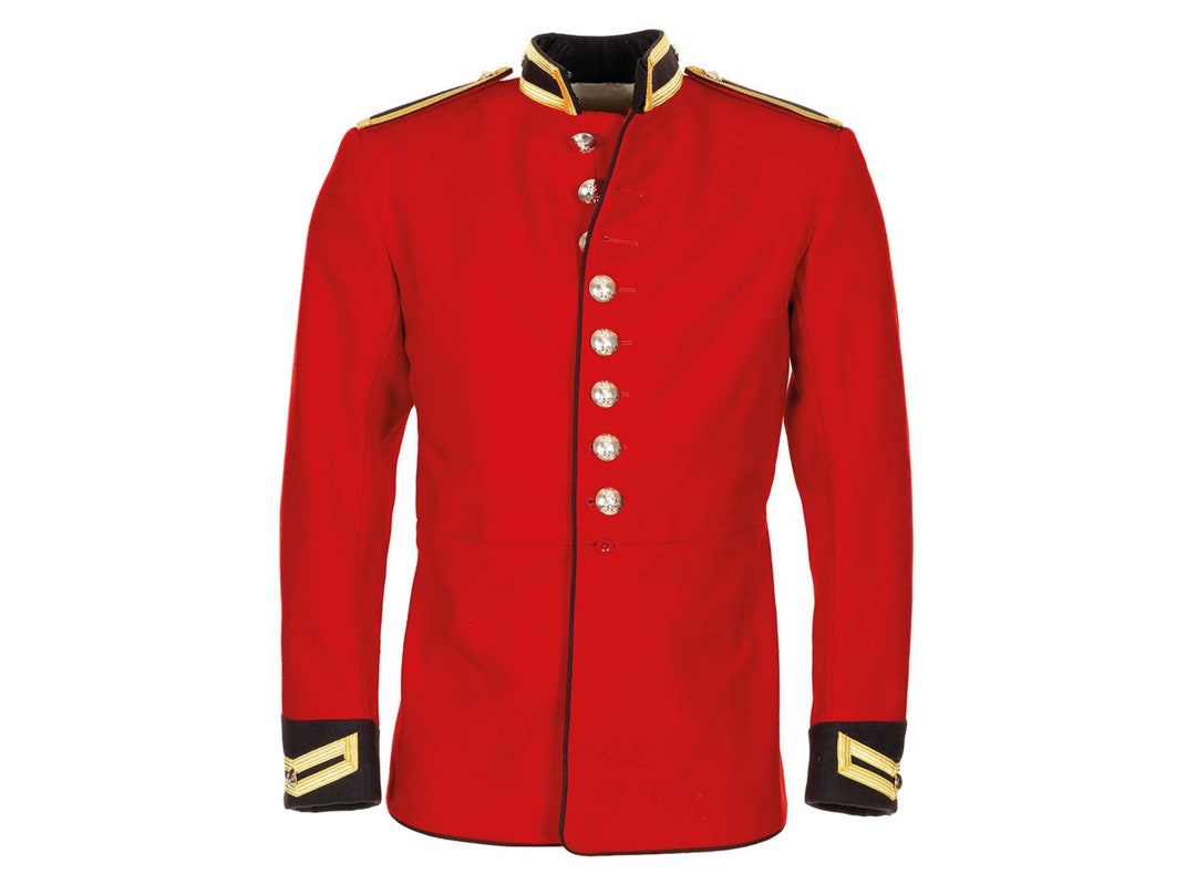 Original British Military Jacket Tunic Red Dress Cavalry Lifeguards ...