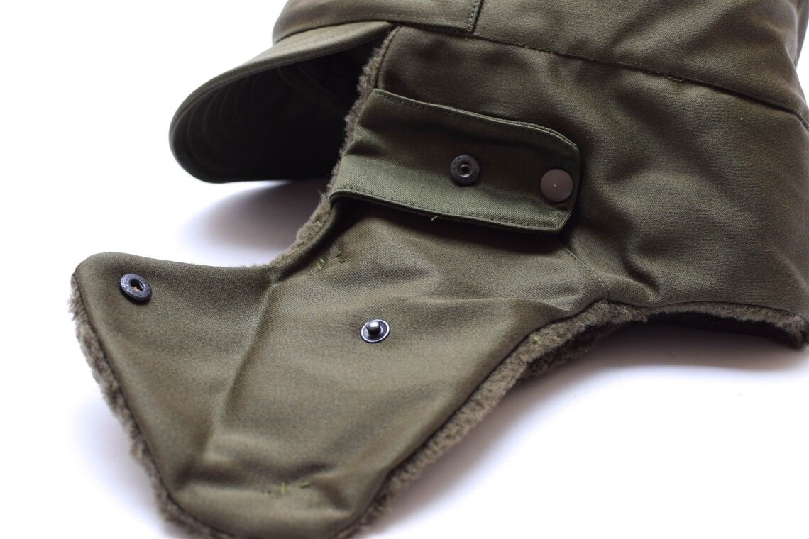 Genuine Austrian Army Military Winter Cap Olive O.D Insignia - Etsy