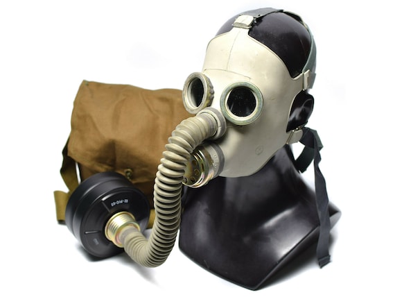 Soviet Russian Gas Mask Pdf-7 Child Full Set NATO Filter CF F3 | Etsy