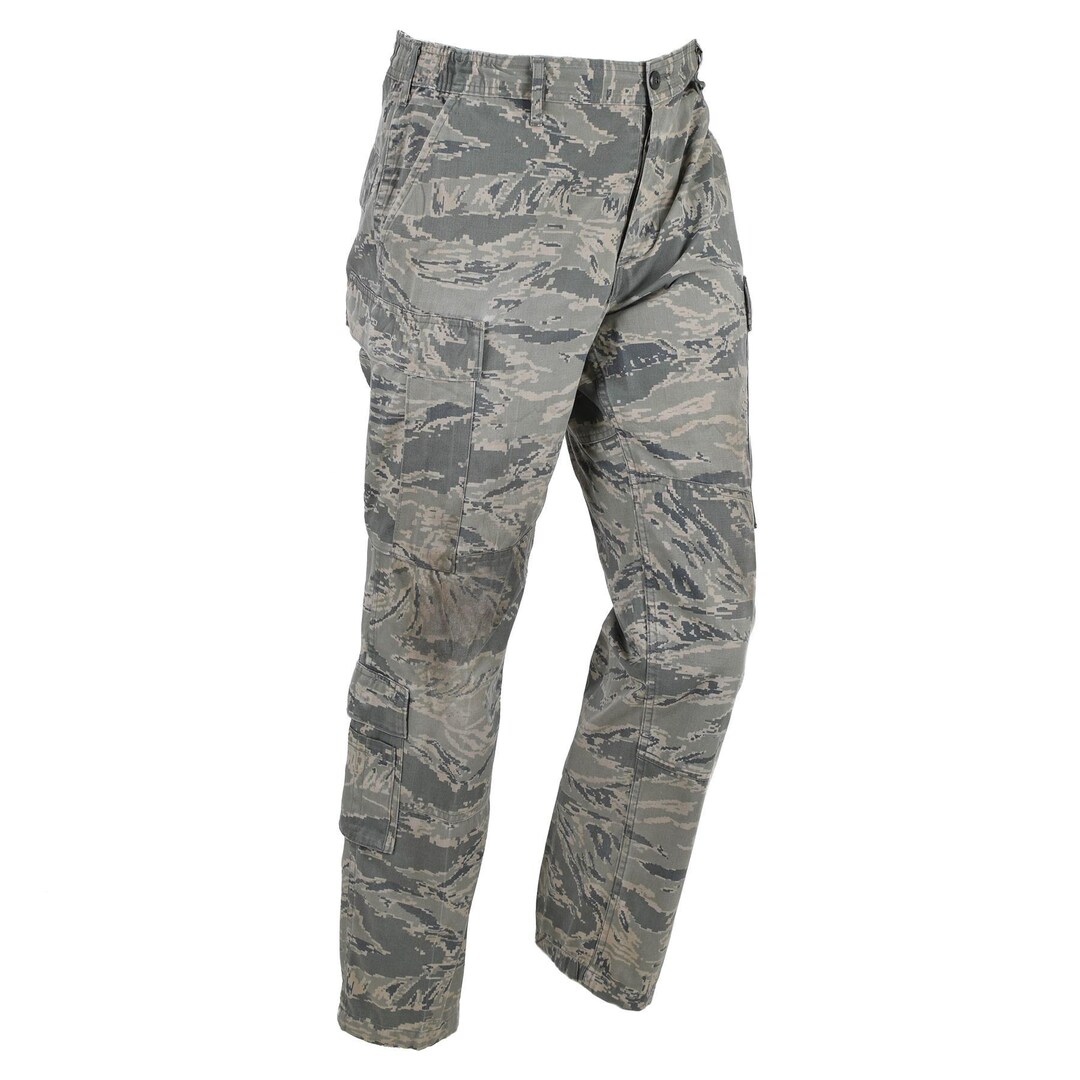 Genuine U.S. Military Field Pants Men ABU Digital Tiger Stripe ...