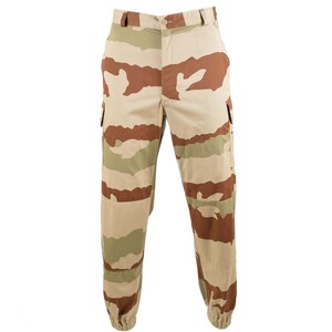 Original French Military Pants F2 Desert Camo Pants Reinforced Army BDU ...