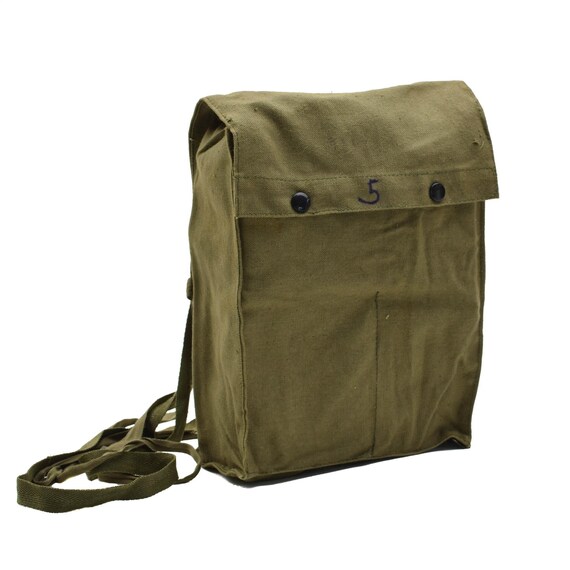 Genuine Czech Republic Army Shoulder Bag Vintage Prac… - Gem