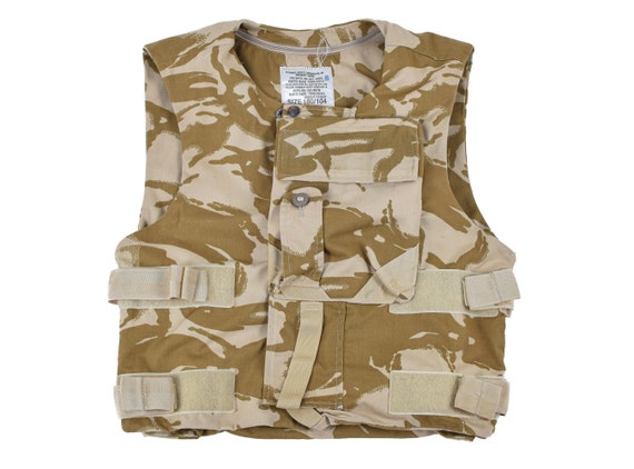 Original British military flak cover vest DPM desert … - Gem