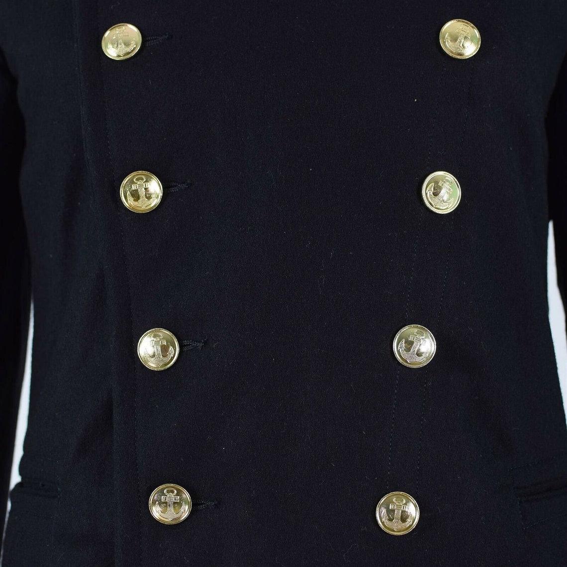 Original Soviet Russian Army Wool Coat Black Short Officer - Etsy