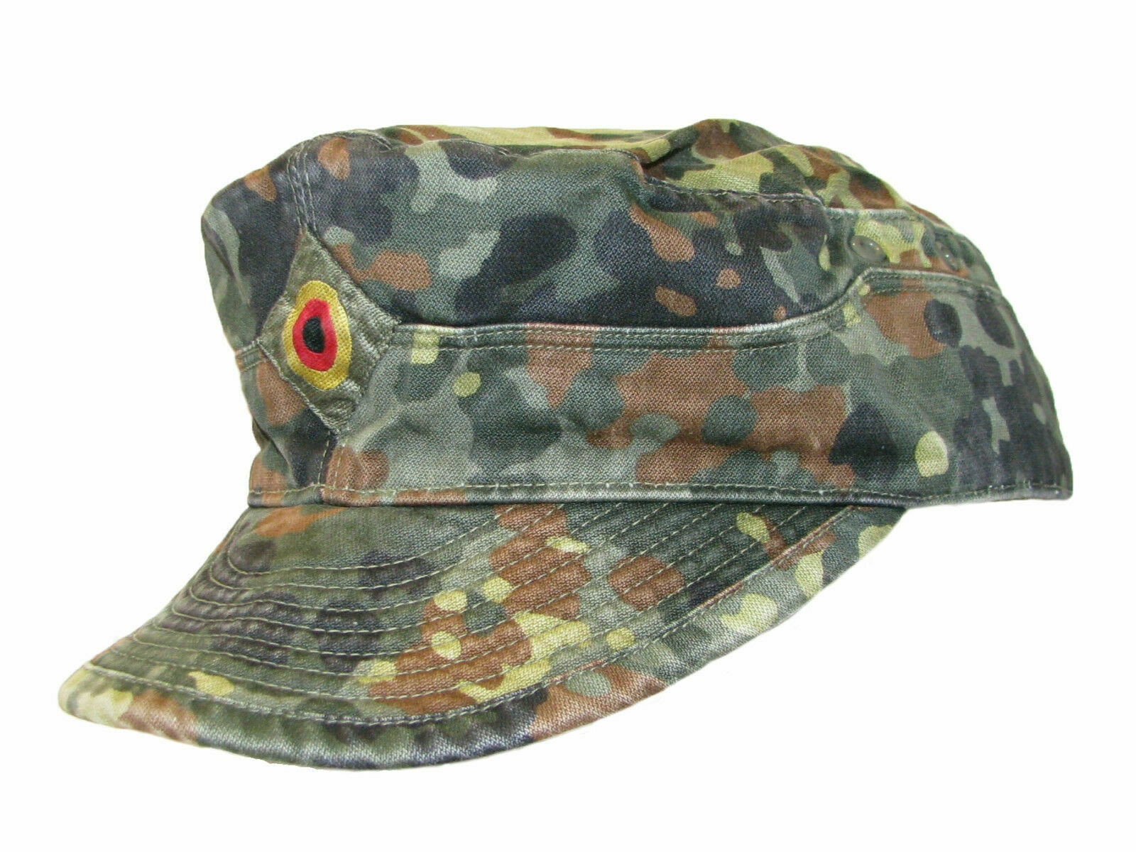 Genuine German Army Military Flecktarn Camo Cap Bundeswehr combat field ...