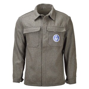 Original Italian Formal Jacket Olive Wool Uniform Vintage Adjustable ...