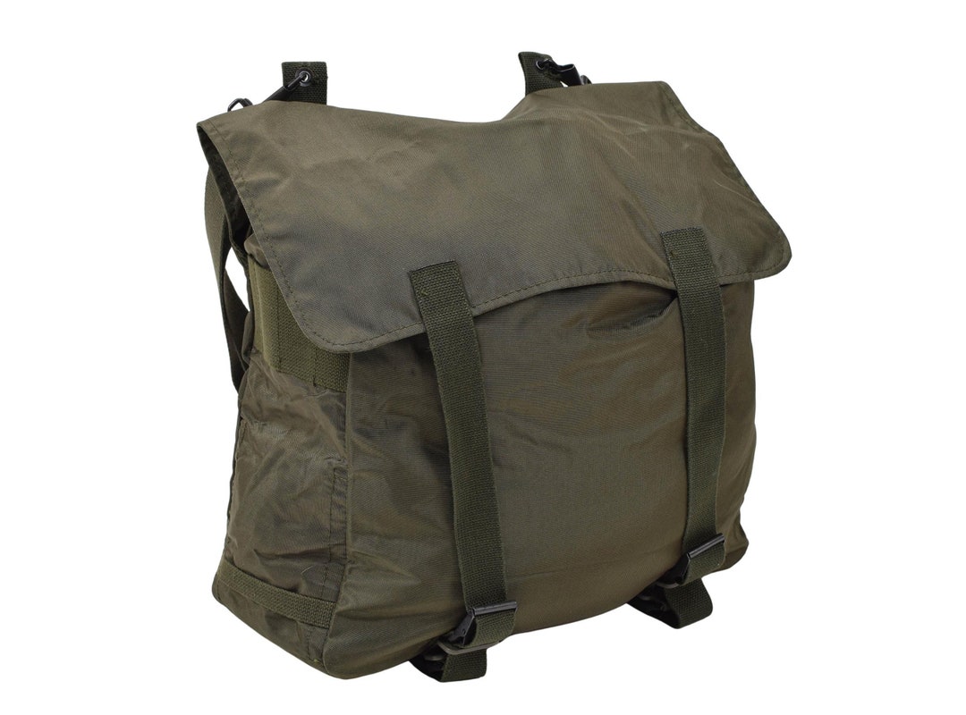 Original Austrian Military Tactical Olive Backpack PU Field Bag W ...