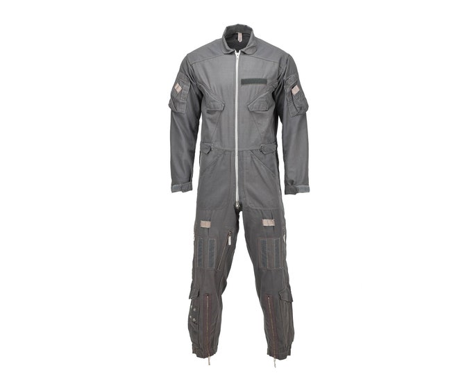 Medium 80s Air Force Flyer's Coveralls Flight Suit 40L Vintage USAF ...