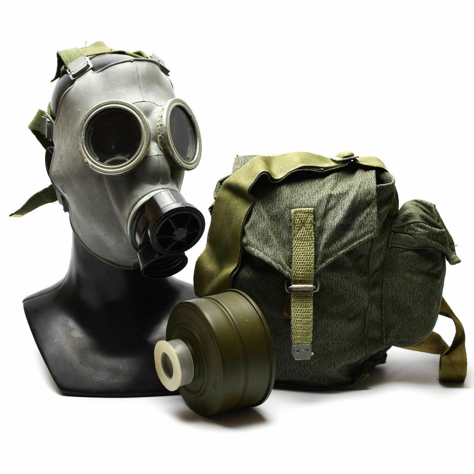 Cold War Era Polish Gas Mask MC-1 Genuine Respiratory Full Kit - Etsy