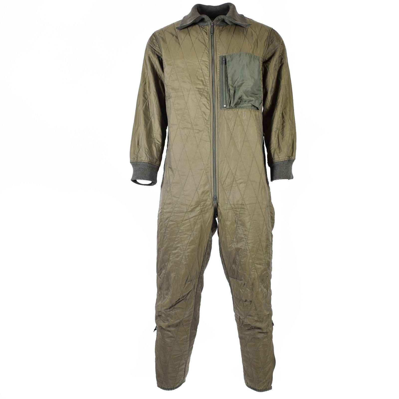 Original German army coverall suit liner Army issue winter warm ...