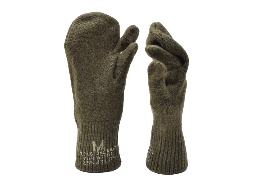 Original U.S. Military Trigger Mittens Military Surplus Wool Warmers ...