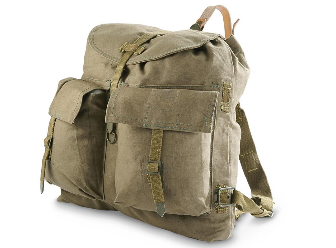 Original Czech Army Vintage Rucksack With Y Straps Suspenders M60 ...