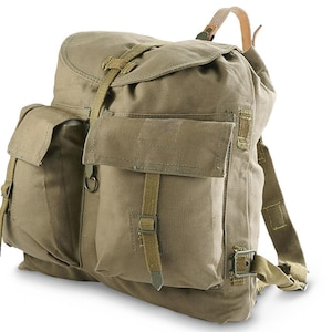 Original Czech Army Vintage Rucksack With Y Straps Suspenders M60 ...