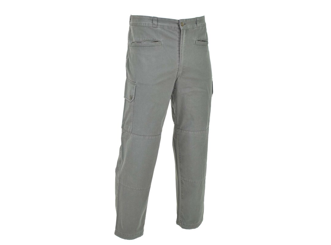 Genuine French Military Air Forces Pants Gray Reinforced Work Cargo ...