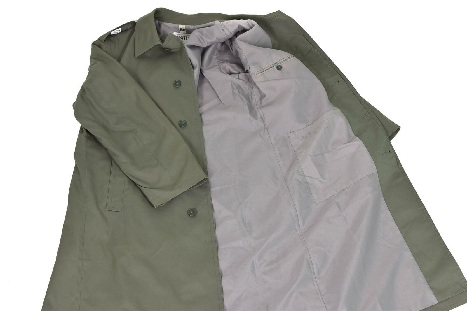 Genuine French Military Rain Coat Army Overcoat Waterproof Genuine French Military Rain Coat Army Overcoat Waterproof
