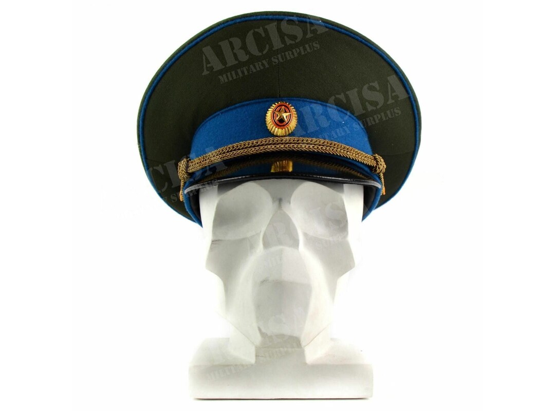 Soviet Russian Military Vintage Hat Soviet Army Officer Peaked - Etsy