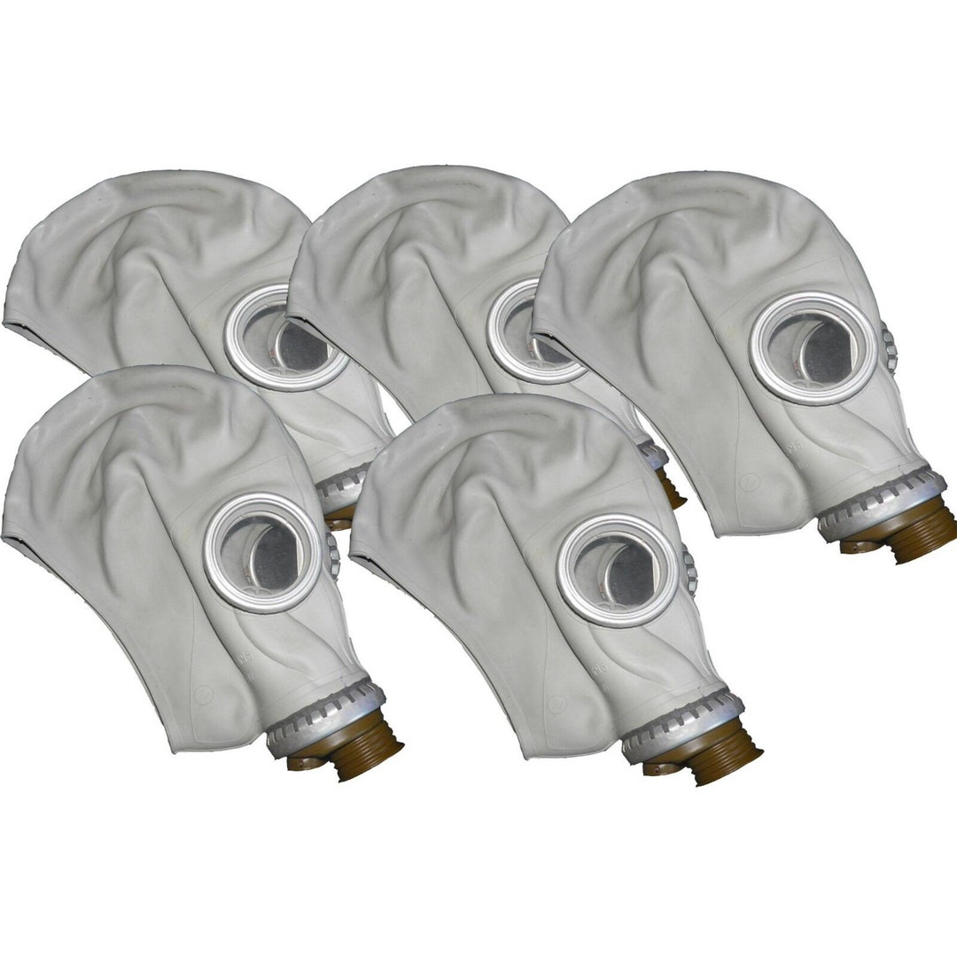 5pcs Lot Cold War Era Soviet Military Gas Mask GP-5 Genuine Surplus ...