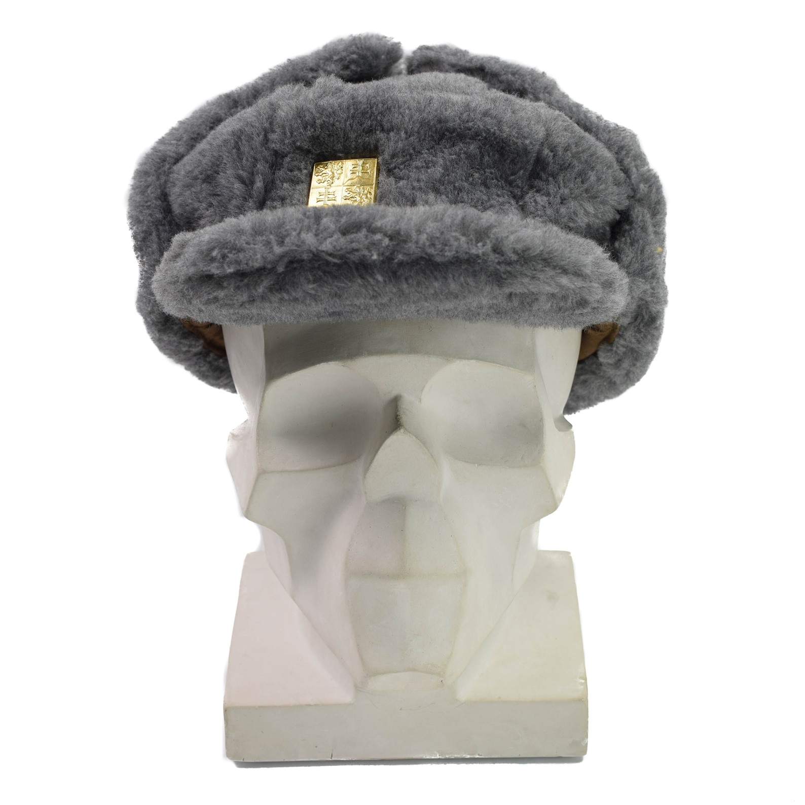 Original Czech Republic Army Winter Hat Cold Weather Faux Fur Earflap ...