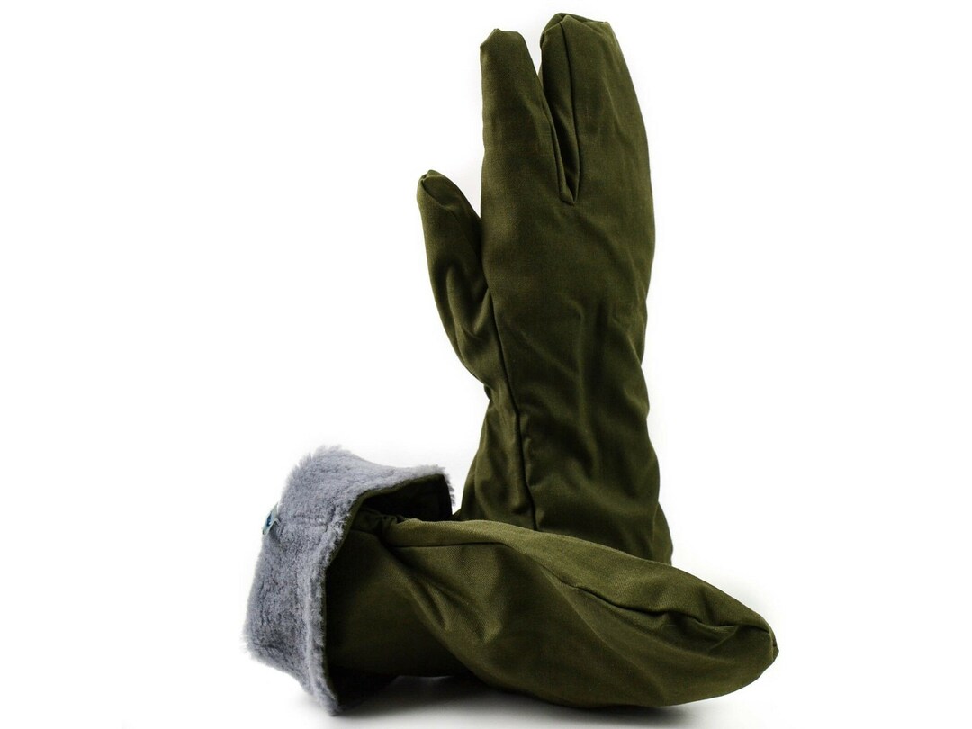 Original Czech Army Winter Mittens Gloves. Czech Military Trigger ...