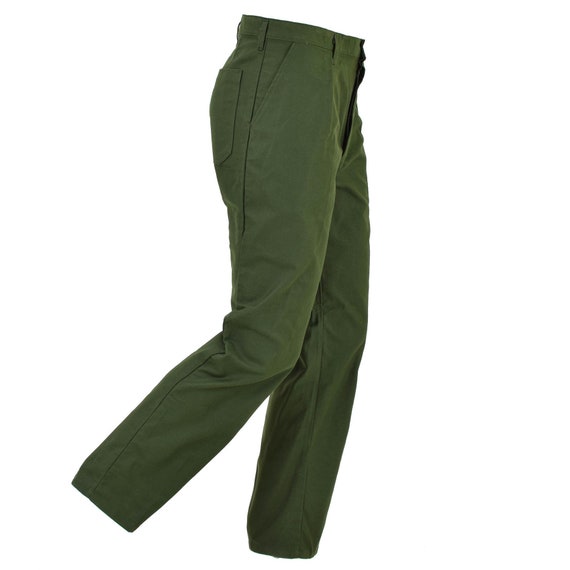 Original Swedish military working pants green vintage… - Gem
