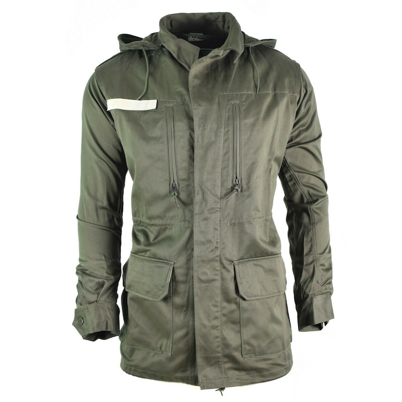 Original French Army Olive OD Jacket Fatigue Combat Military - Etsy
