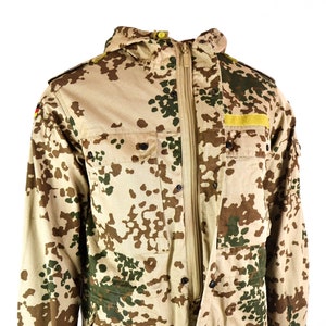 Genuine German Army Field Jacket Parka Army Issue Hooded Desert Combat ...