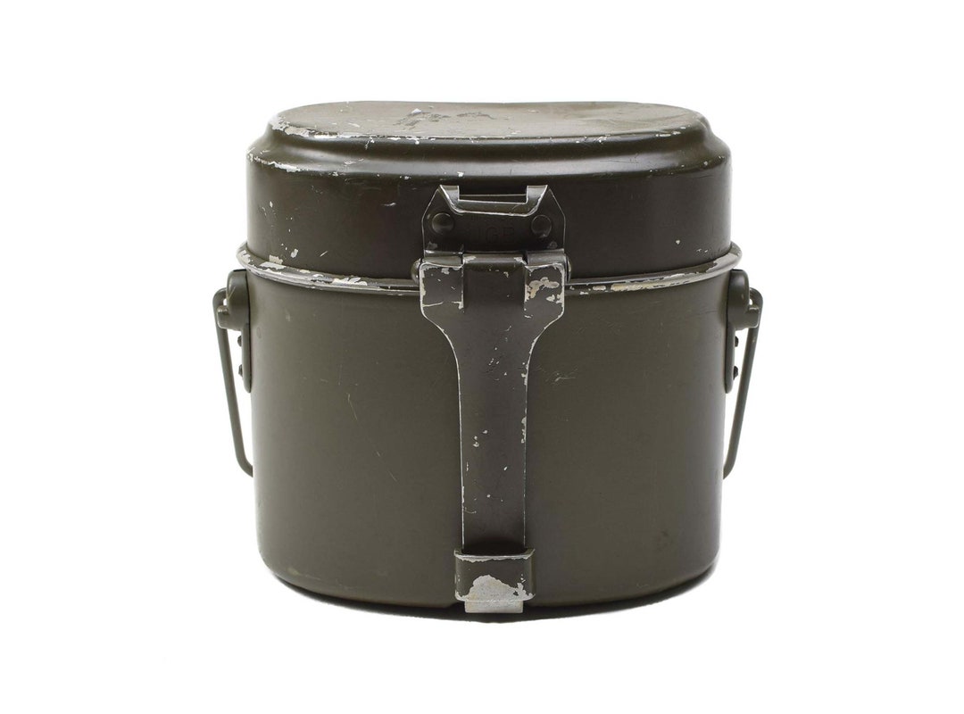 Original Austrian Military Mess Kit Aluminum Olive Hiking Camping ...