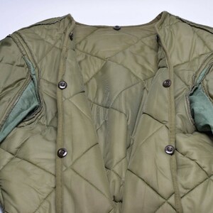 Genuine Polish Army Parka Liner Military Issue Winter Warm Quilted ...