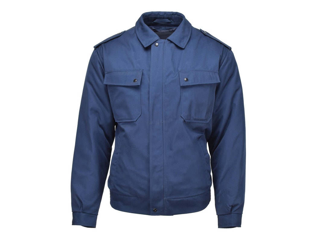 Original Dutch Military Jacket Detachable Quilted Liner Blue ...